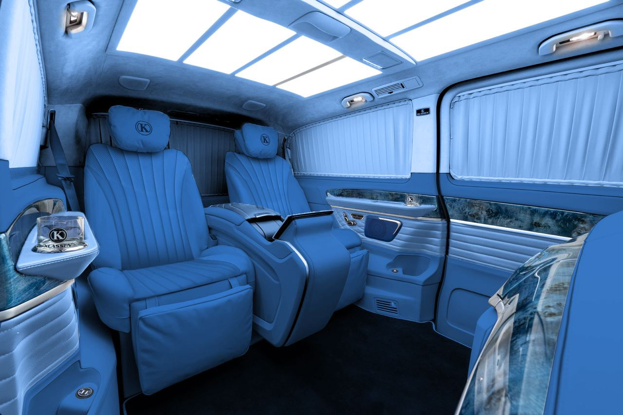 KLASSEN VIP Mercedes-Benz minivan. Luxury Mercedes-Benz V-Class vip van ...